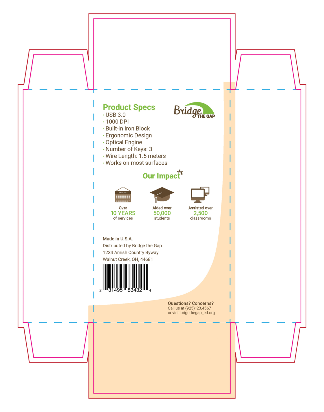 Bridge the Gap Package Products | Goose Graphic Design