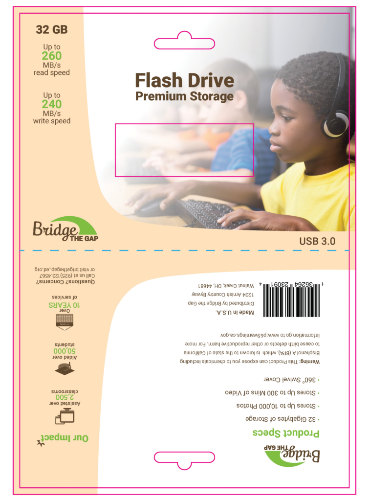 Bridge the Gap Package Products | Goose Graphic Design